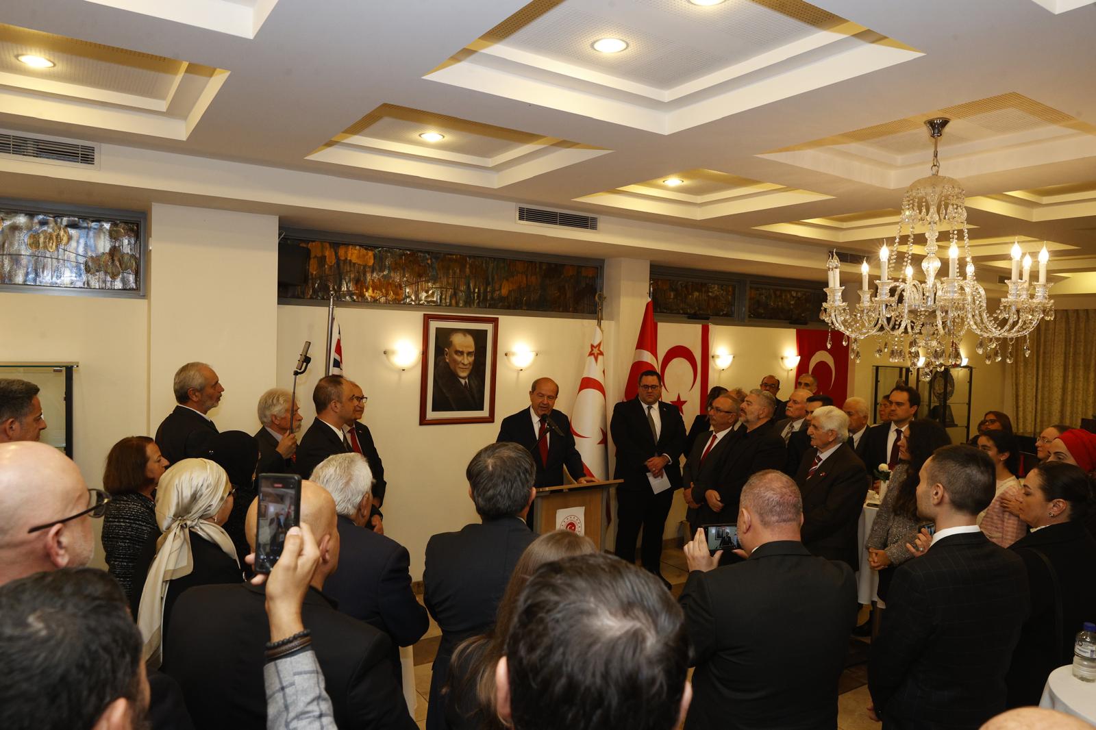 Tatar: “Kıbrıs Türk halkı adalet, eşit muamele, eşit fırsatlar ve eşit ...